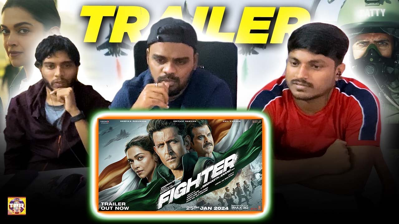 India's Top Gun | Fighter - Official Trailer Reaction | Hrithik Roshan ...