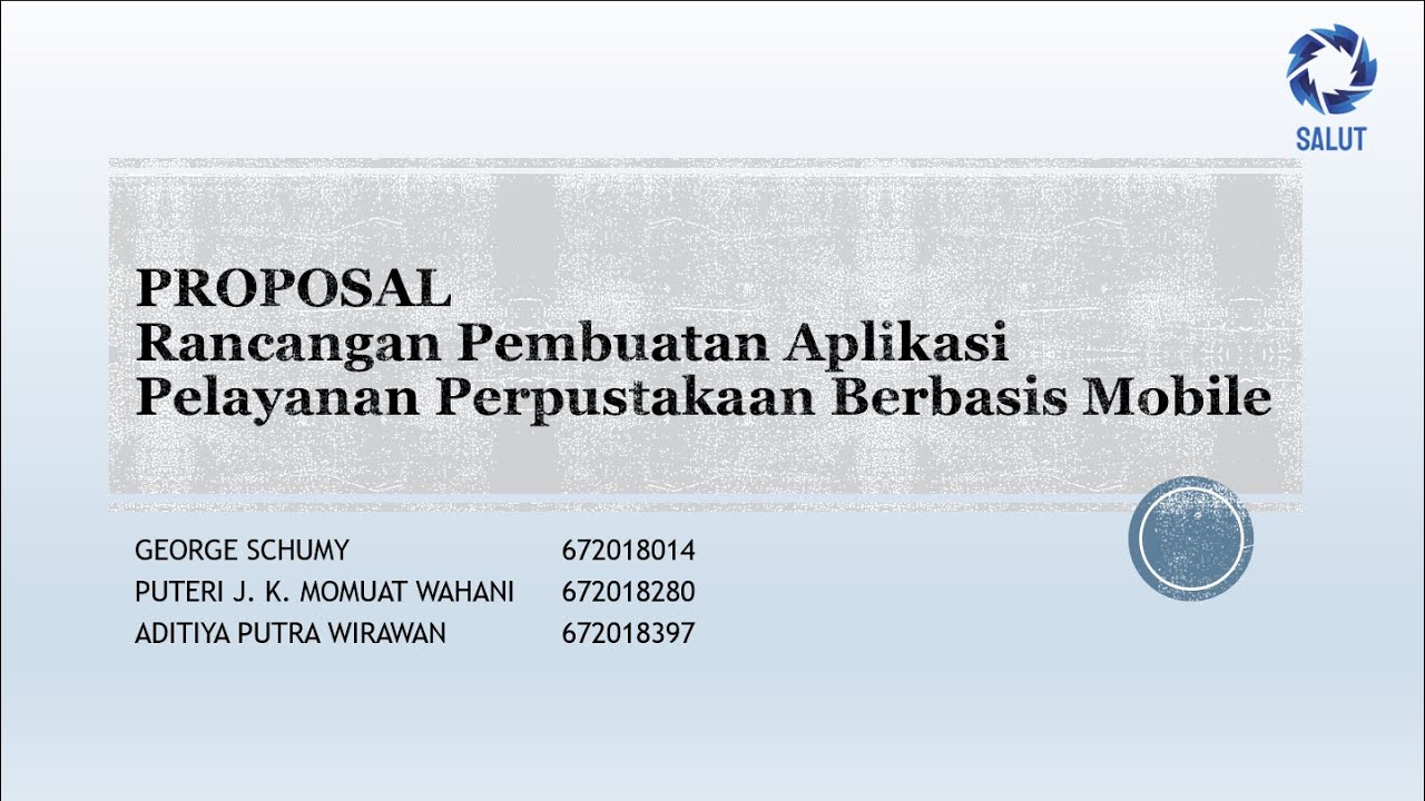 Proposal Manajemen Proyek | Rancangan Pembuatan Aplikasi Pelayanan ...