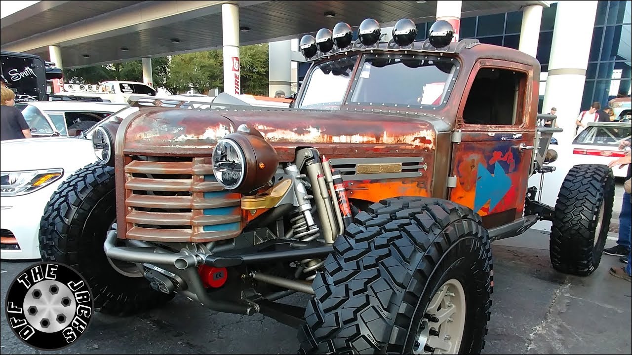 Diamond T Rat Rod at SEMA 2019 - YouTube