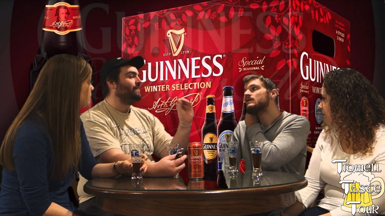 Guinness Generous Ale Beer Review - Arthur's Holiday Ale - YouTube