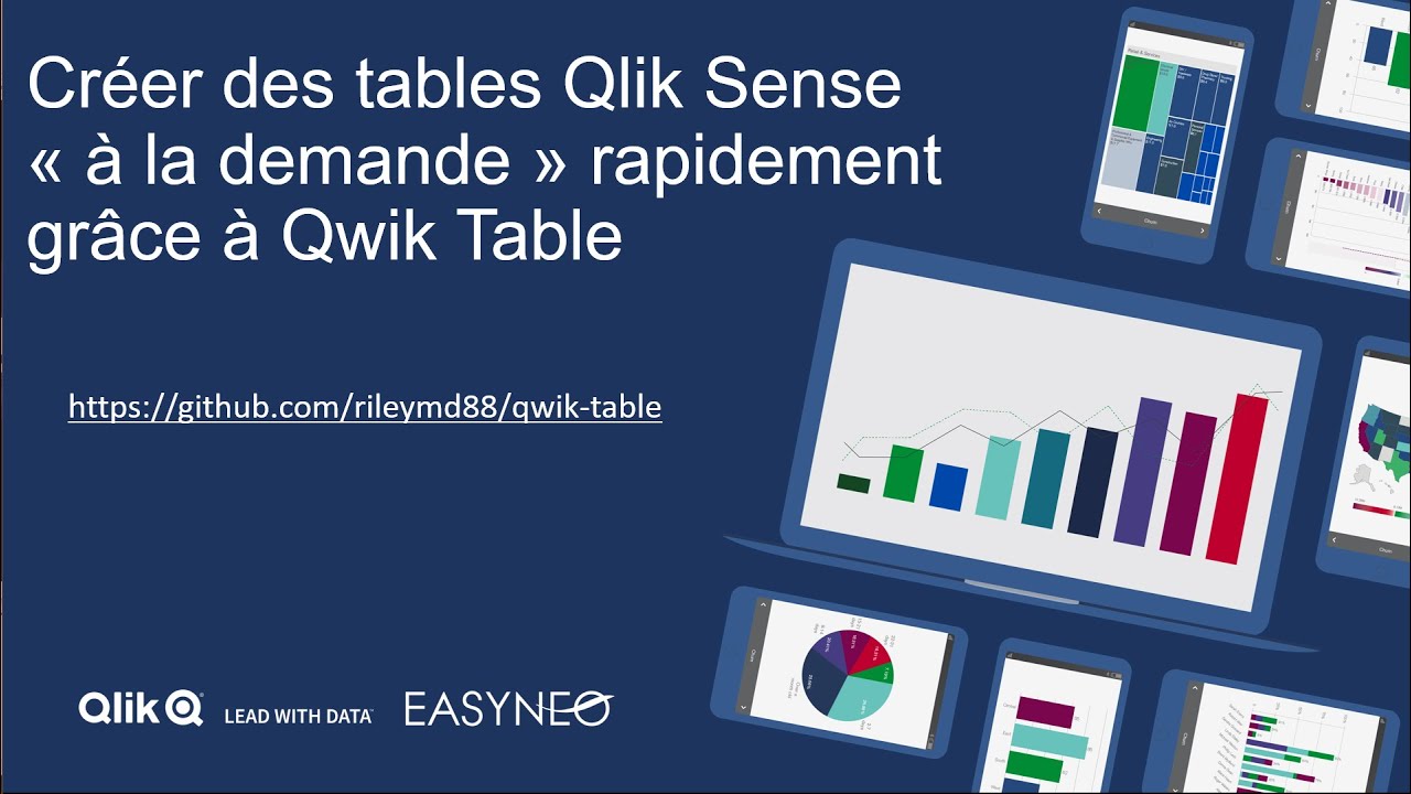Créer des Tables Qlik Sense à la demande grâce à Qwik Table - YouTube