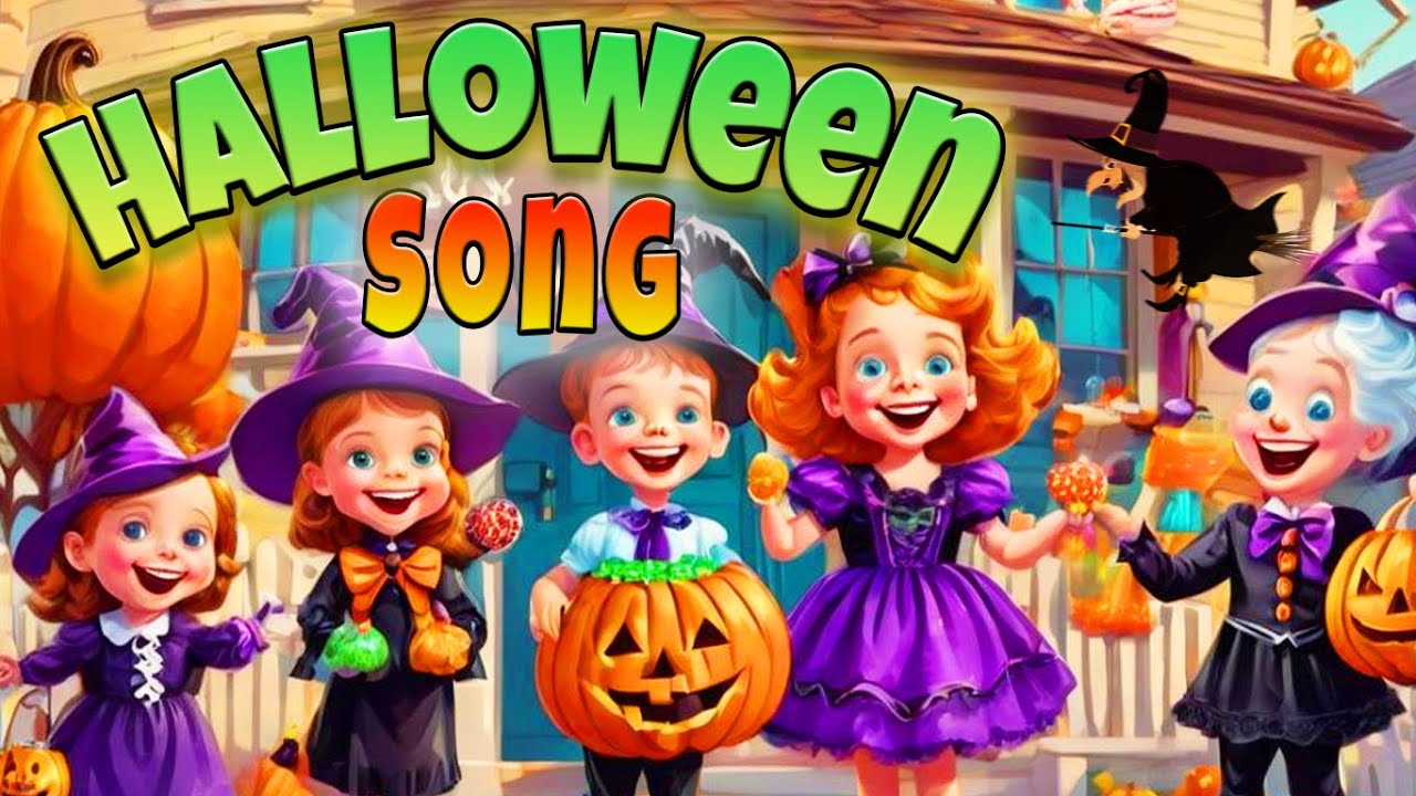 Halloween Fun Song for Kids | Trick-or-Treat singalong with Costumes ...