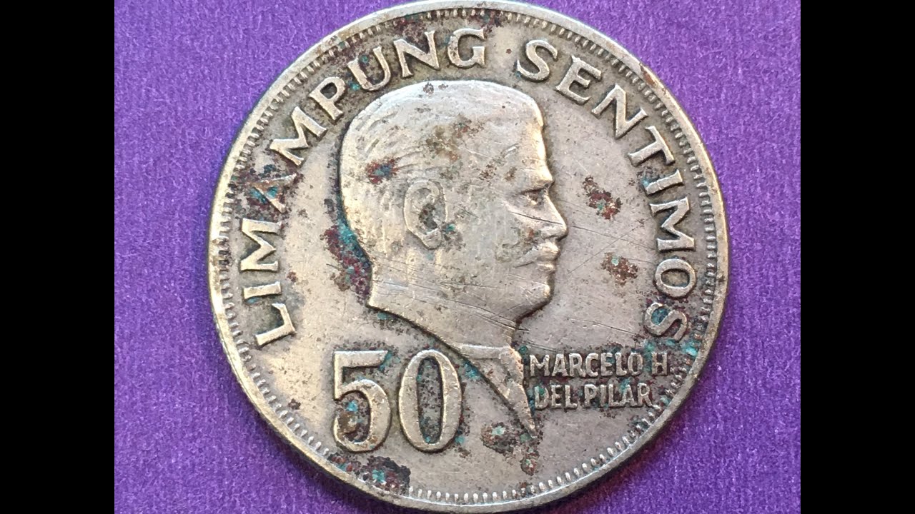 Pilipinas 1971 Limampung Sentimos - Philippines 50 Sentimos - YouTube