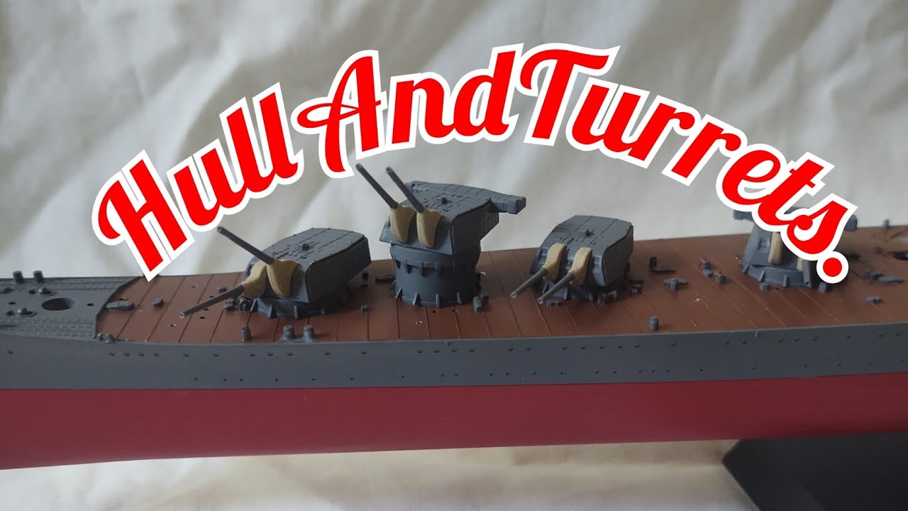 1/350 IJN Tone part 1. - YouTube