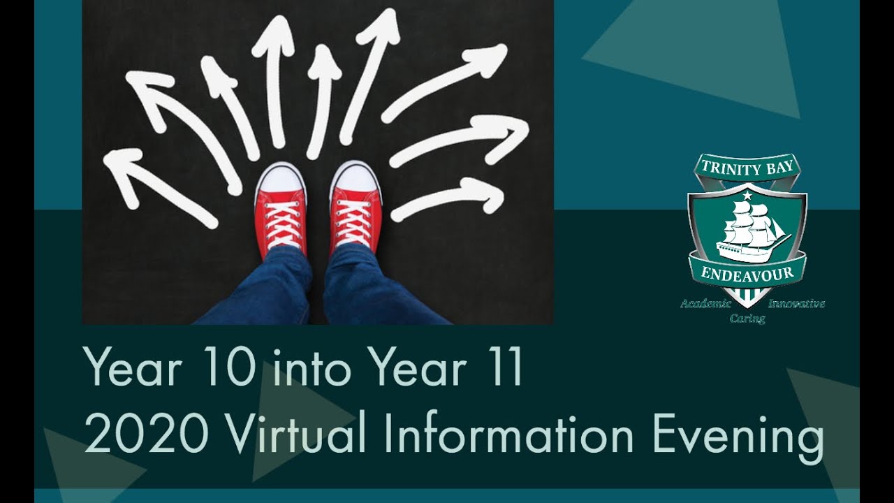 Trinity Bay SHS Year 10 into 11 Zoom Conference July 2020 - YouTube