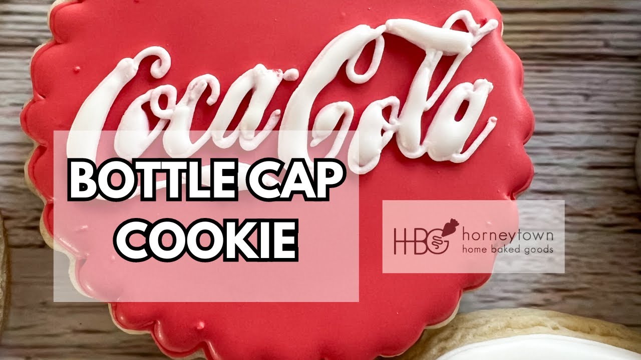 Learn How To Make Coca Cola Bottle Cap Sugar Cookies! - YouTube