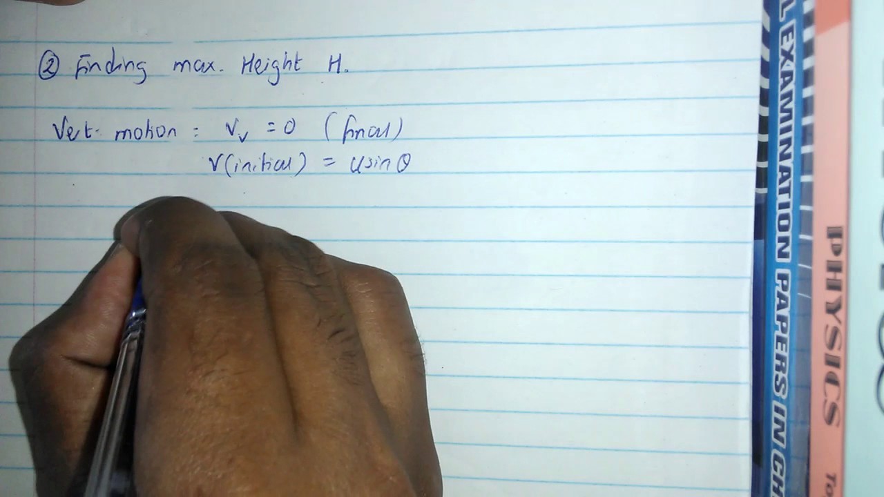 Projectile Motion Fully Explained. AS/A-LEVEL PHYSICS. - YouTube