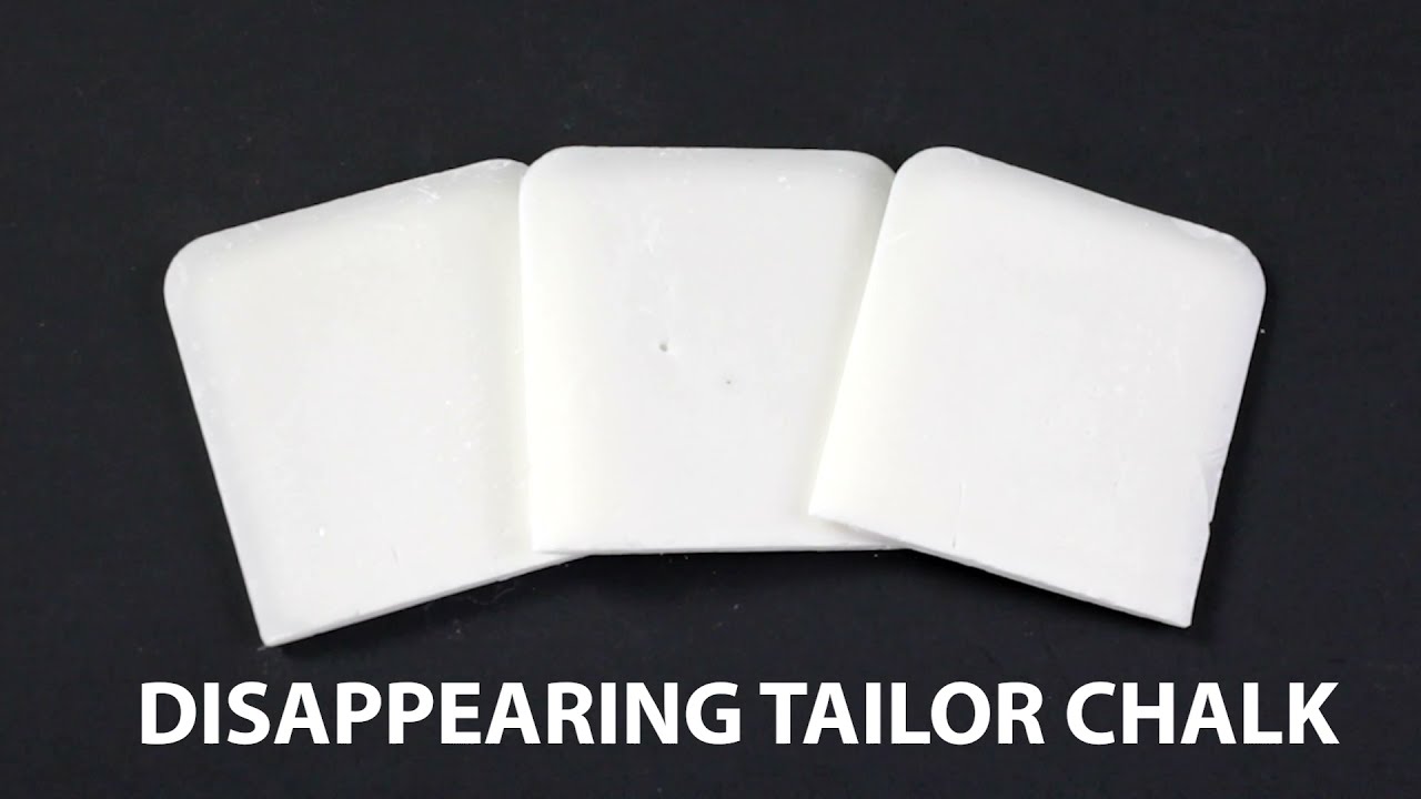 Carmel Disappearing Tailor Chalk - Demonstration Video - YouTube