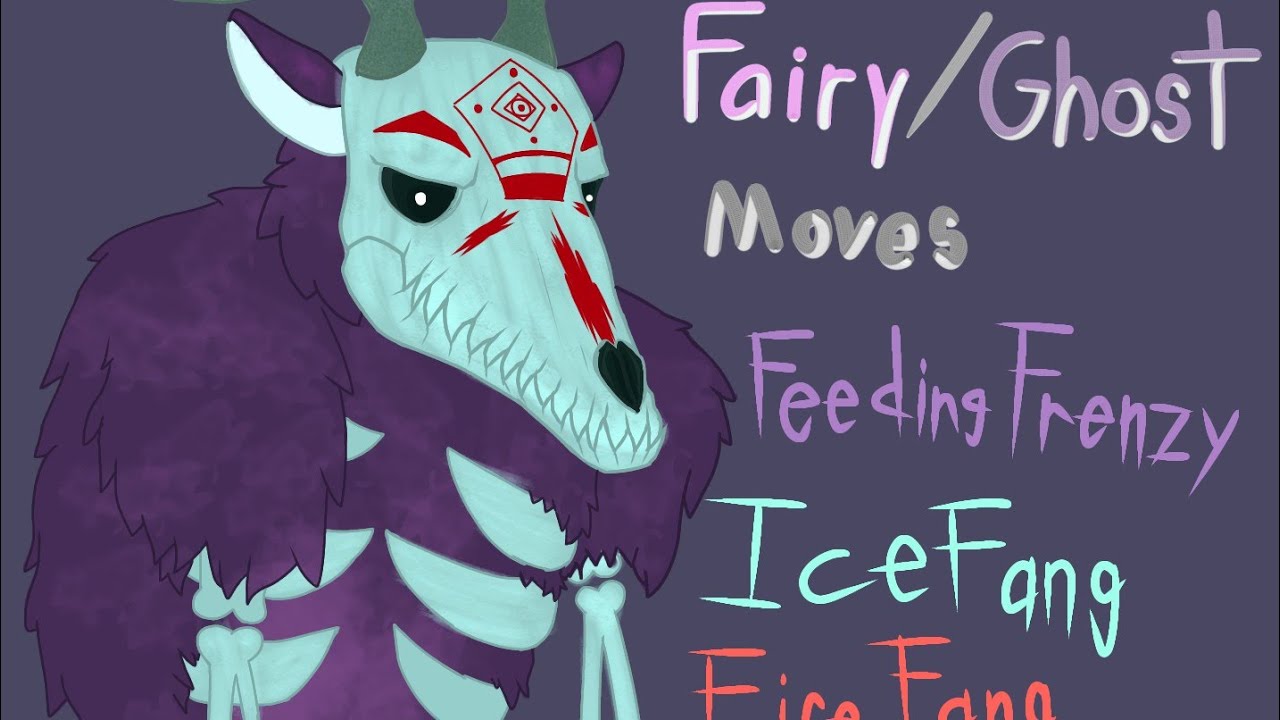 Wendigo inspired Fakemon Speedpaint - YouTube