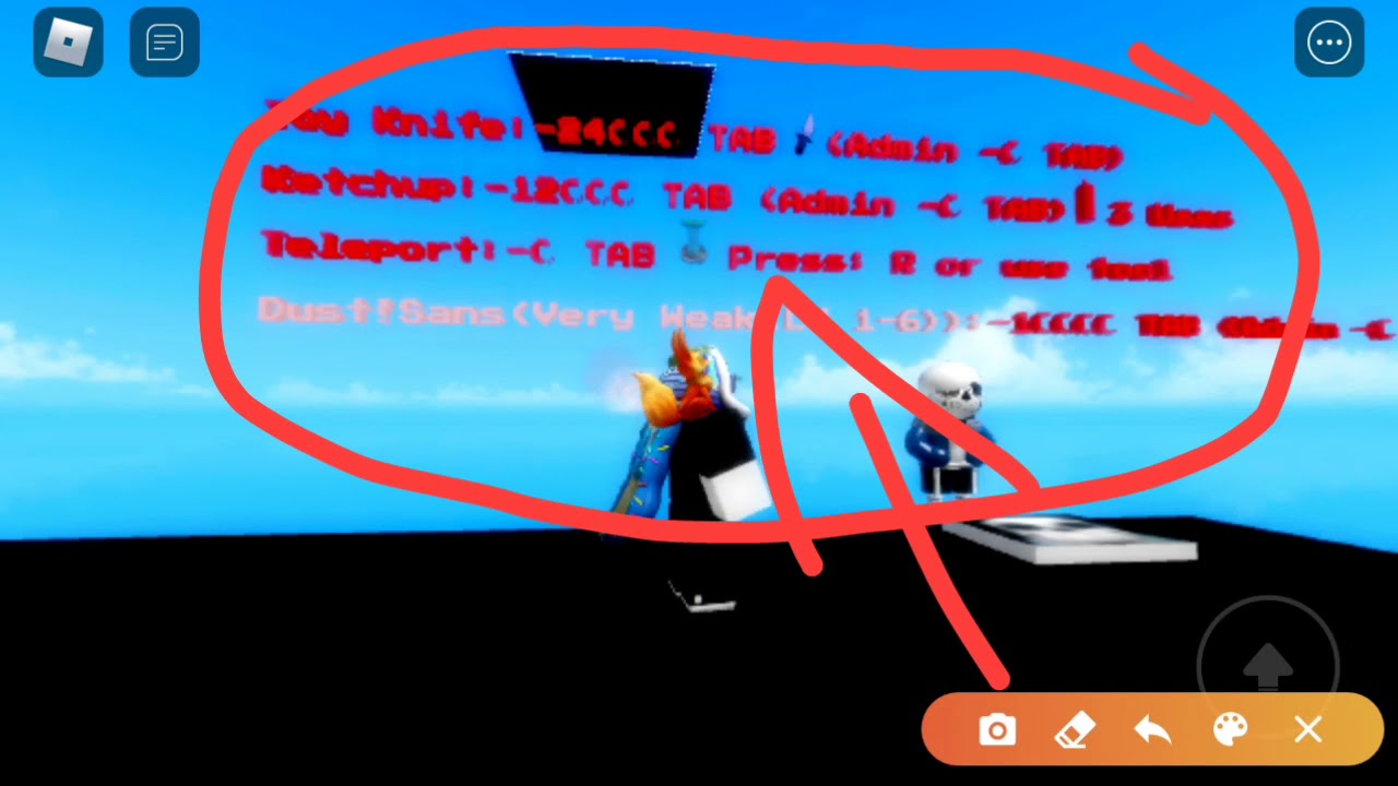 roblox : Test Place dust sans - YouTube