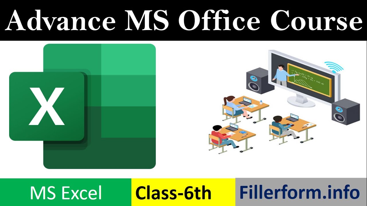 6th Class-MS Excel in hindi | Microsoft Office | Online Computer Class ...