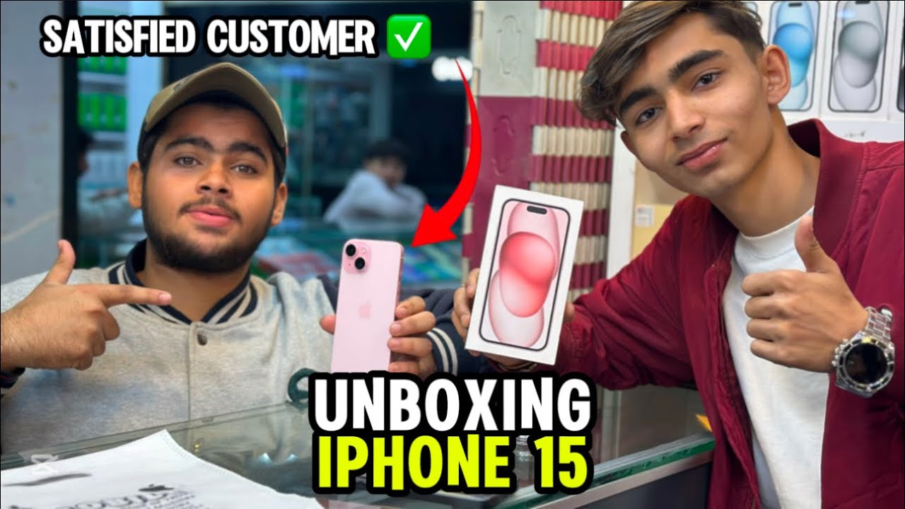 Unboxing iPhone 15 | Satisfied Customer | iMobile | Name Of Trust ...