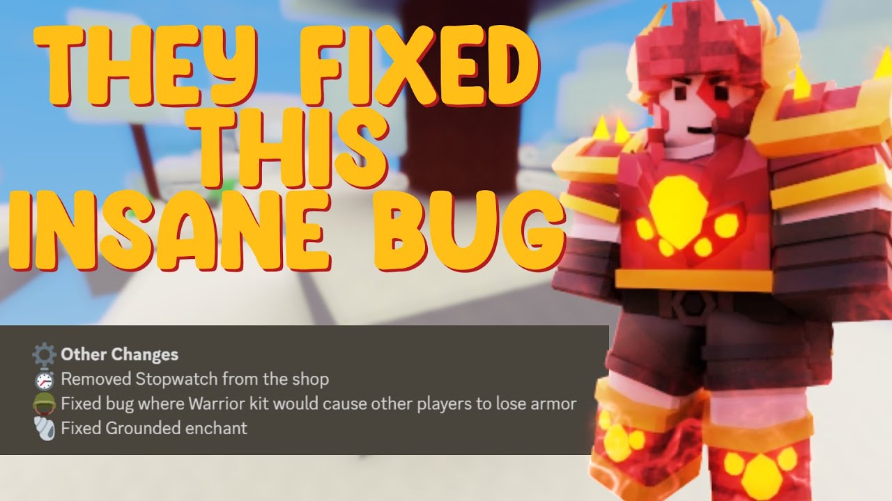 They Fixed this INSANE BUG (Roblox Bedwars) - YouTube