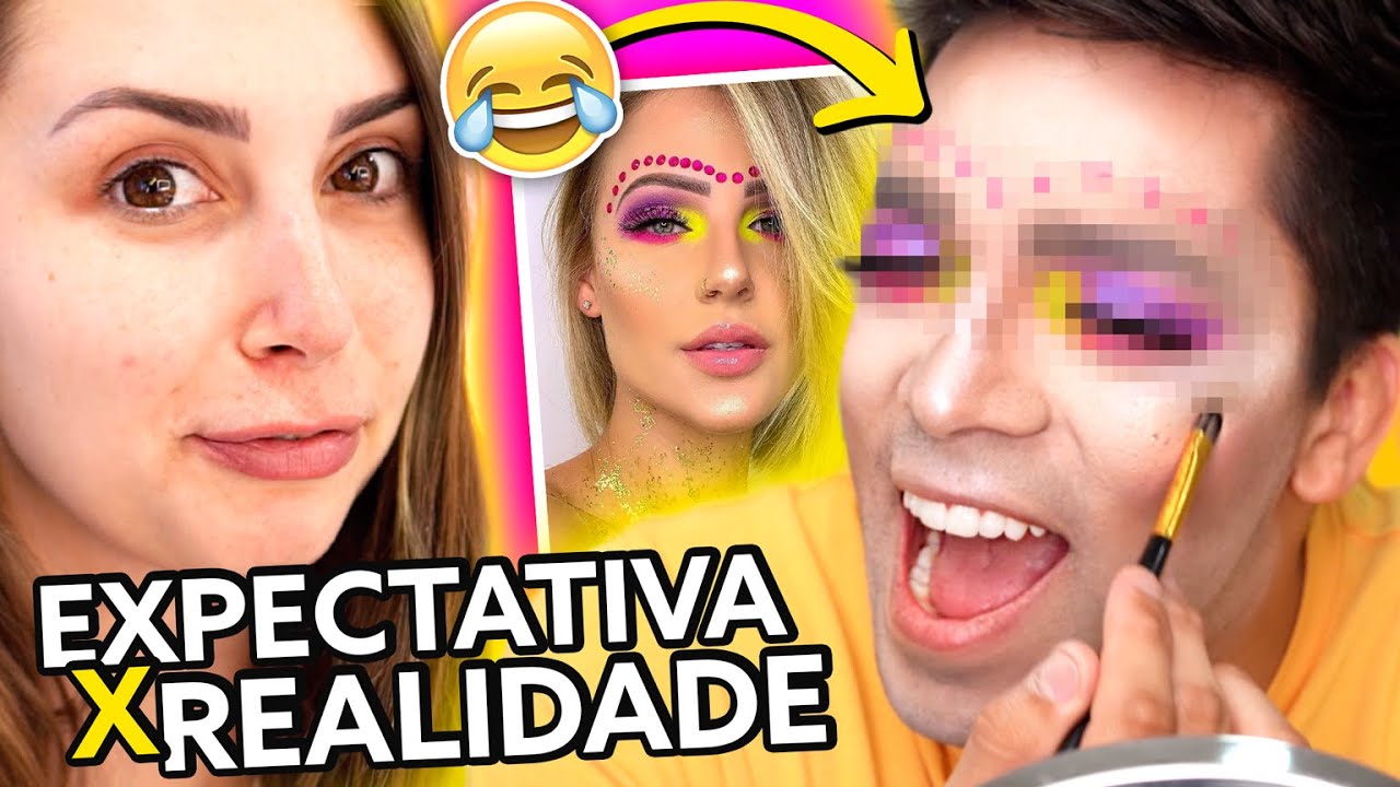 TUTORIAL DE MAKE PARA CURTIR O CARNAVAL 2020 COM QUEM REALMENTE ENTENDE ...