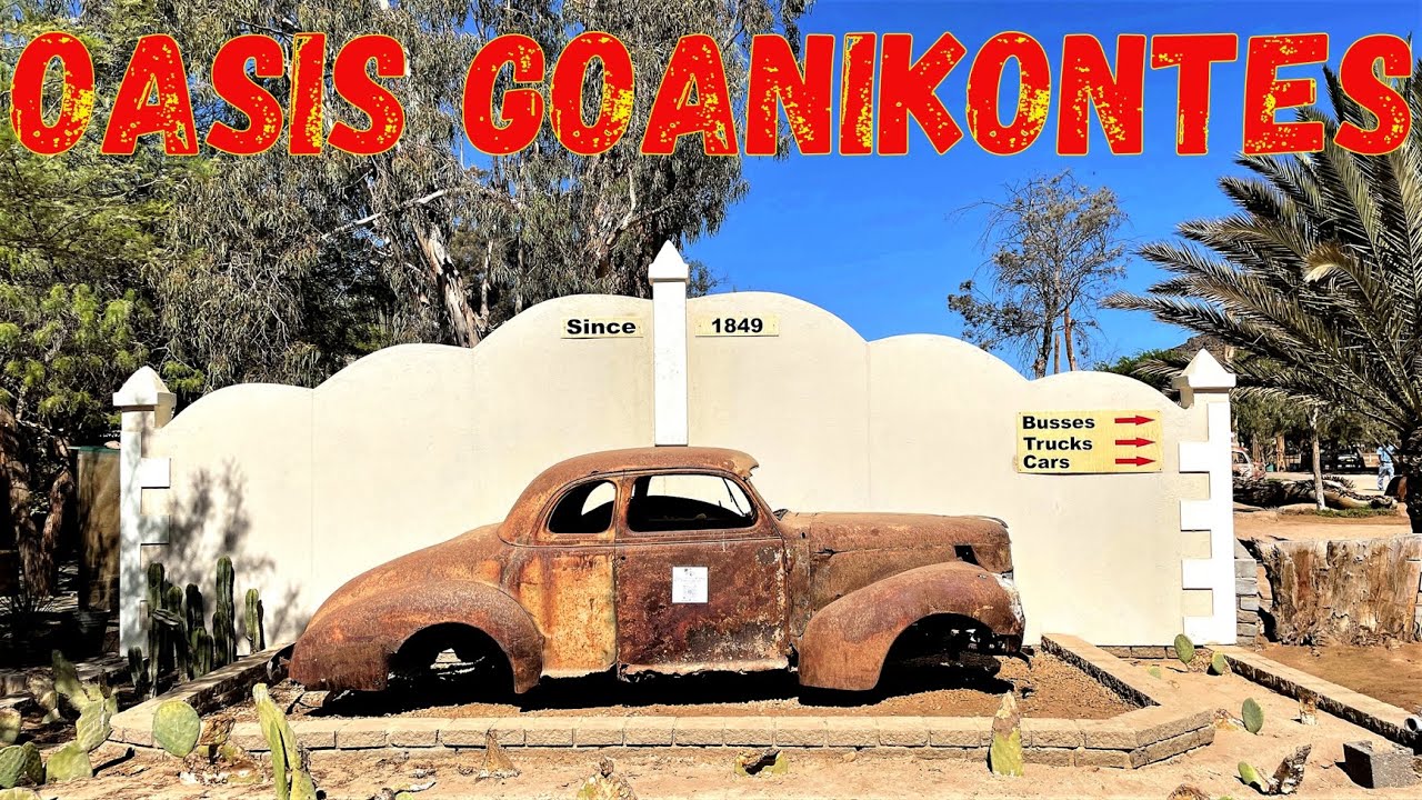 Oasis Goanikontes Rest Camp in Swakop River valley, Namibia, southern ...