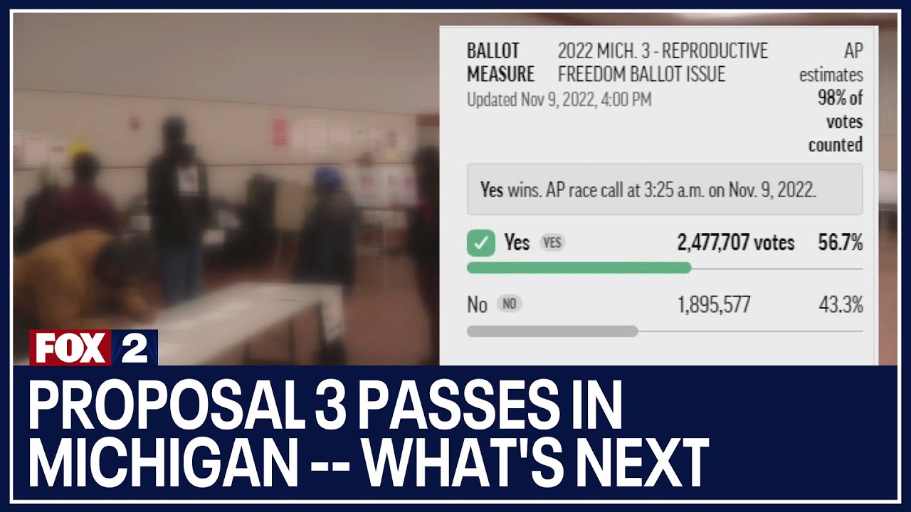 Proposal 3 passes in Michigan -- What's next - YouTube