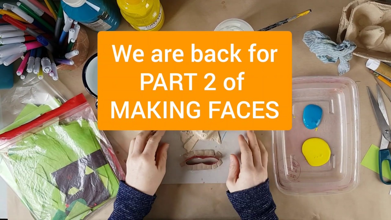 Making faces with The Craft Corner: Part 2 - YouTube