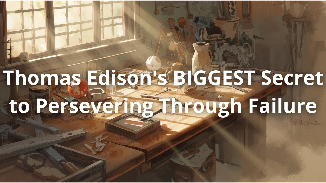 Thomas Edison's BIGGEST Secret to Persevering Through Failure - YouTube