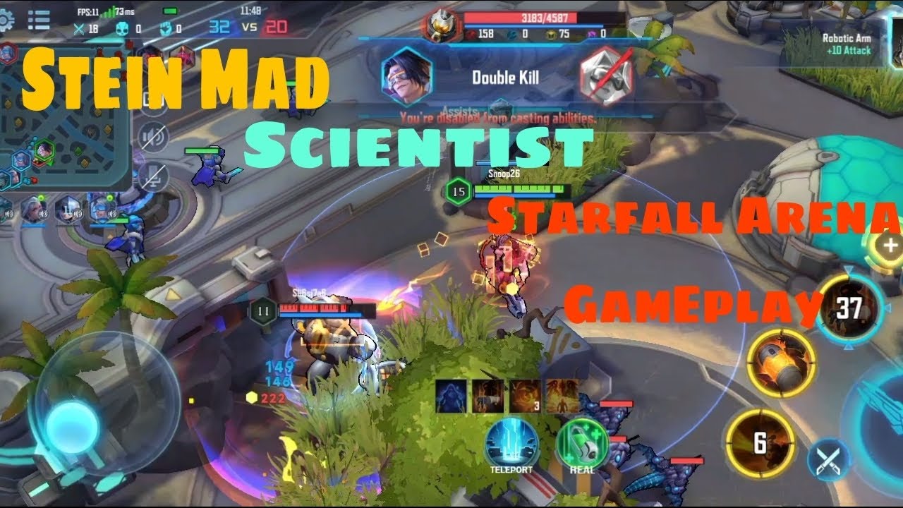 Stein Mad Scientist Starfall Arena Gameplay - YouTube