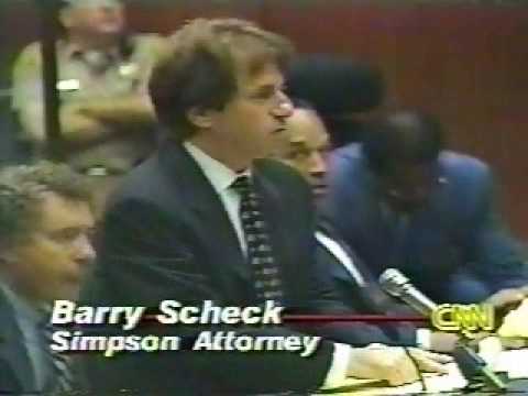 BARRY SCHECK AND ZYLAB ZYFIND IN THE OJ SIMPSON TRIAL - YouTube