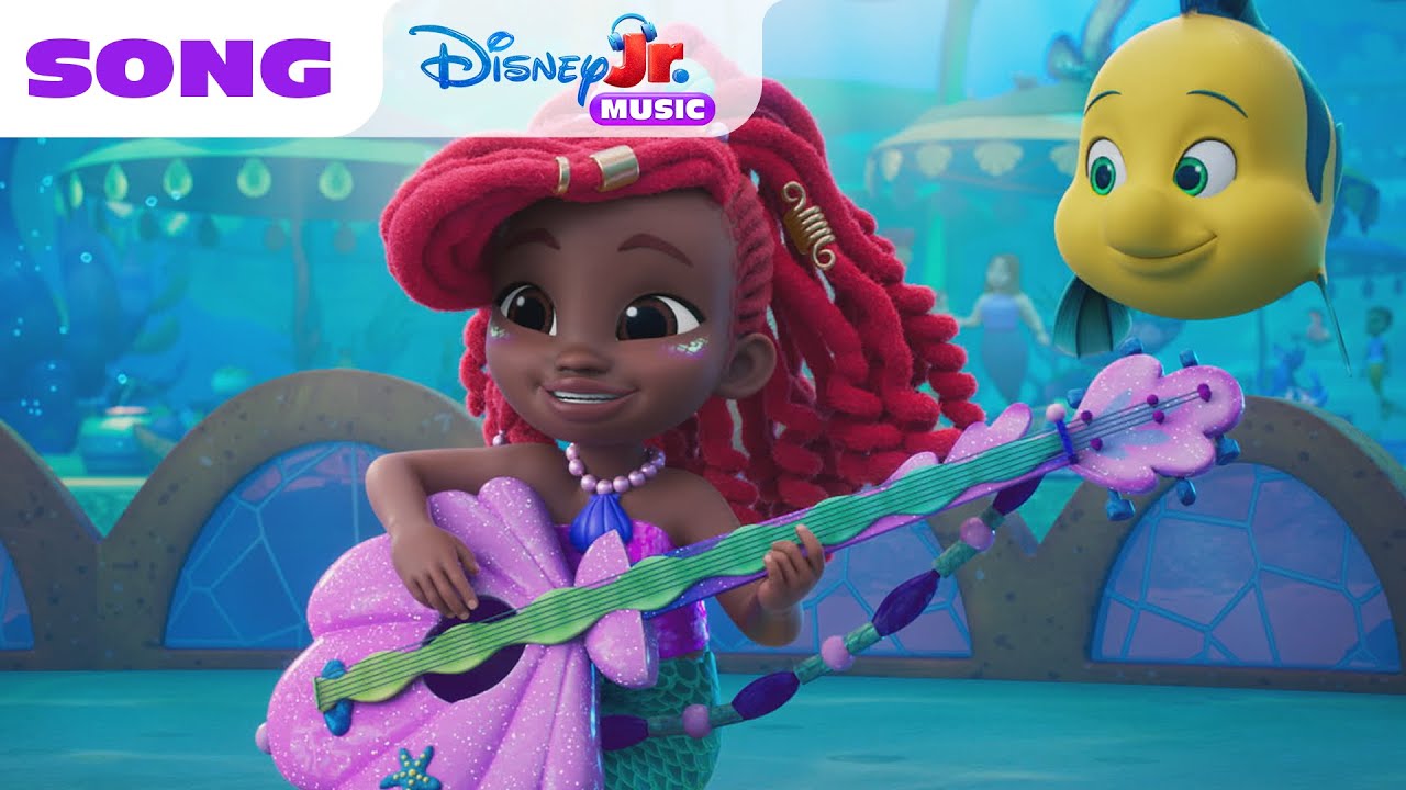 Disney Jr.’s Ariel "Making Waves" Song 🎶 | The Little Mermaid 🧜🏾‍♀️ ...