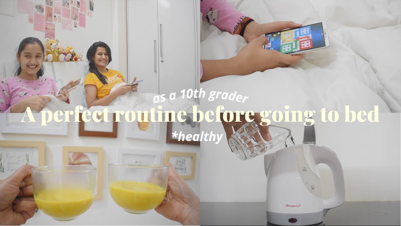 A perfect routine before going to bed | CBSE class 10 | India - YouTube