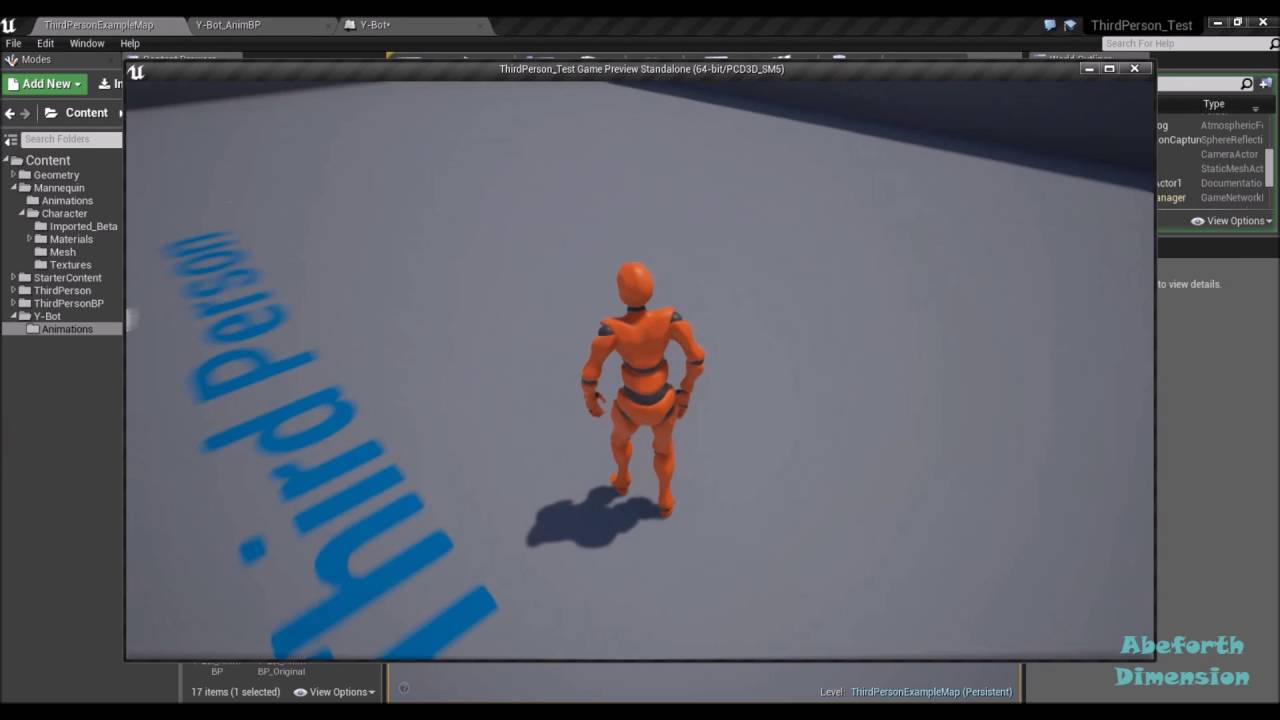 Setting up an attack animation inside Unreal Engine 4.12 (Part 1) - YouTube