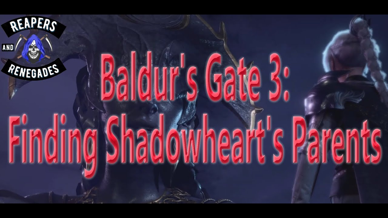 Baldurs Gate 3, Finding Shadowheart's Parents, Minisode 88 - YouTube
