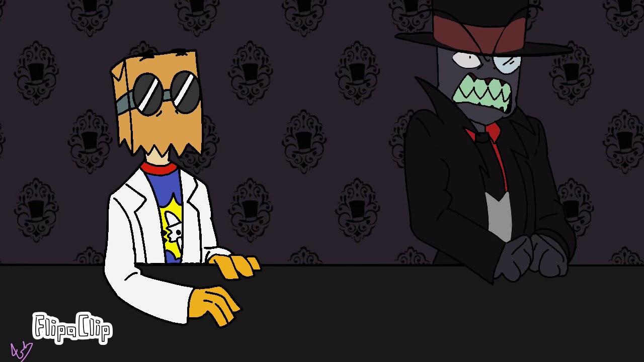 Paper hat “villainous” ( animation) - YouTube