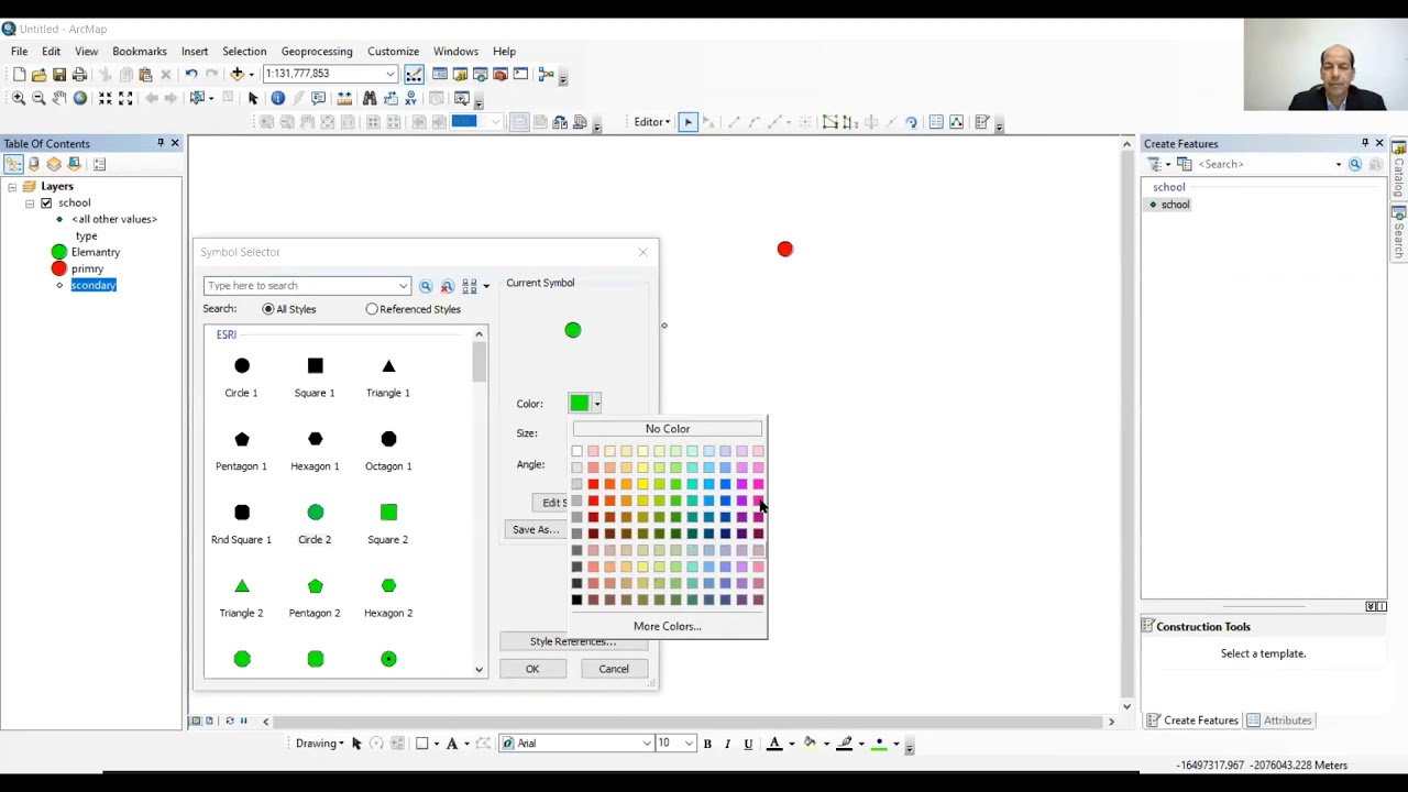Practice training building geodatabase using subtype & domain ...