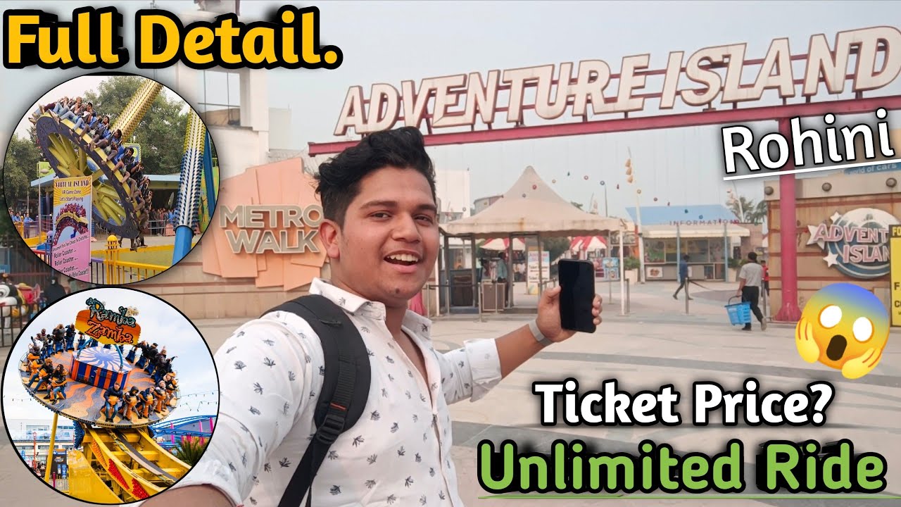 Adventure Island Rohini// Unlimited Rides// Ticket Price// Full Review ...