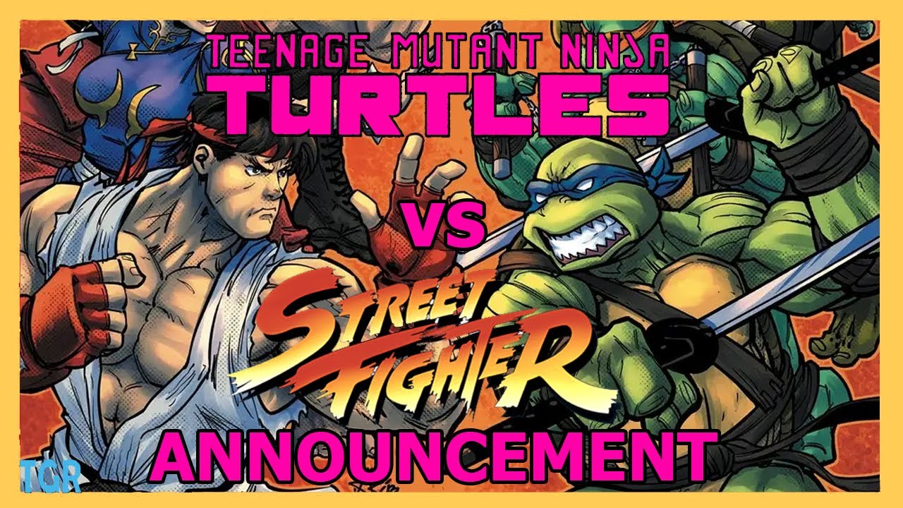 TMNT VS STREET FIGHTER comic crossover announcement - YouTube