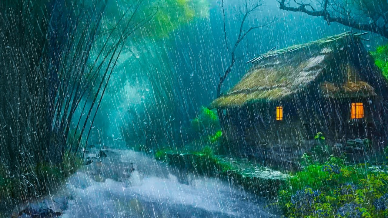 Rain sounds for sleeping no ads - ASMR Thunderstorm sounds by the ...