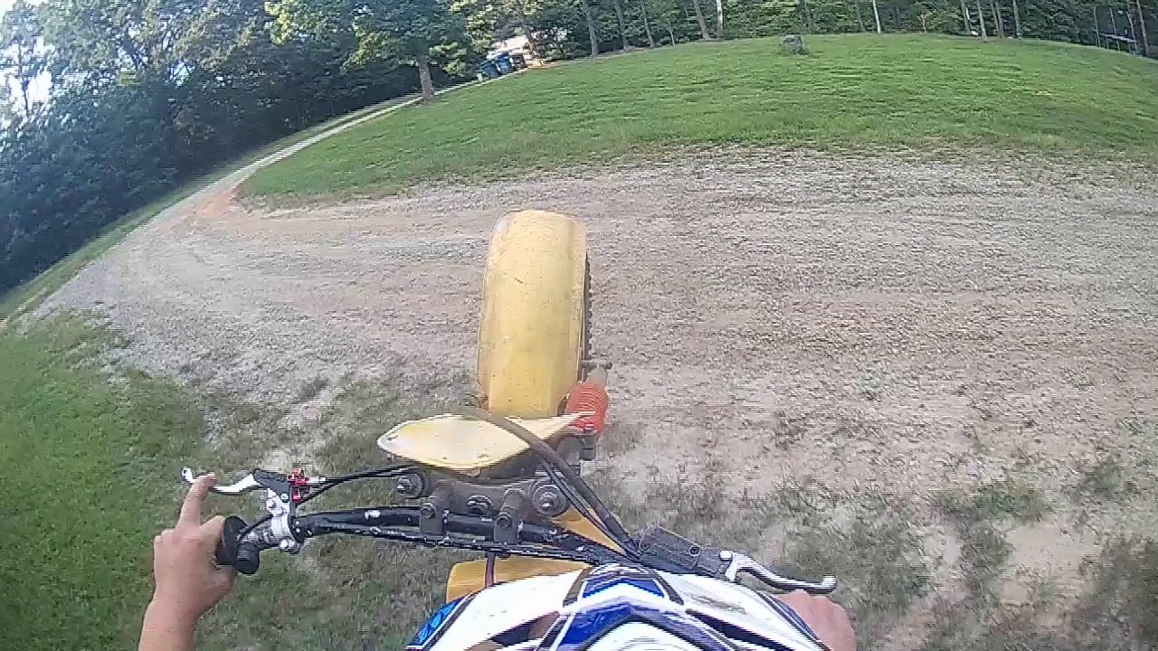 Xr100 rm80 conversion test ride - YouTube