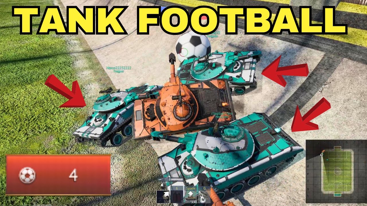 TANK FOOTBALL - Event Gameplay in War Thunder - YouTube