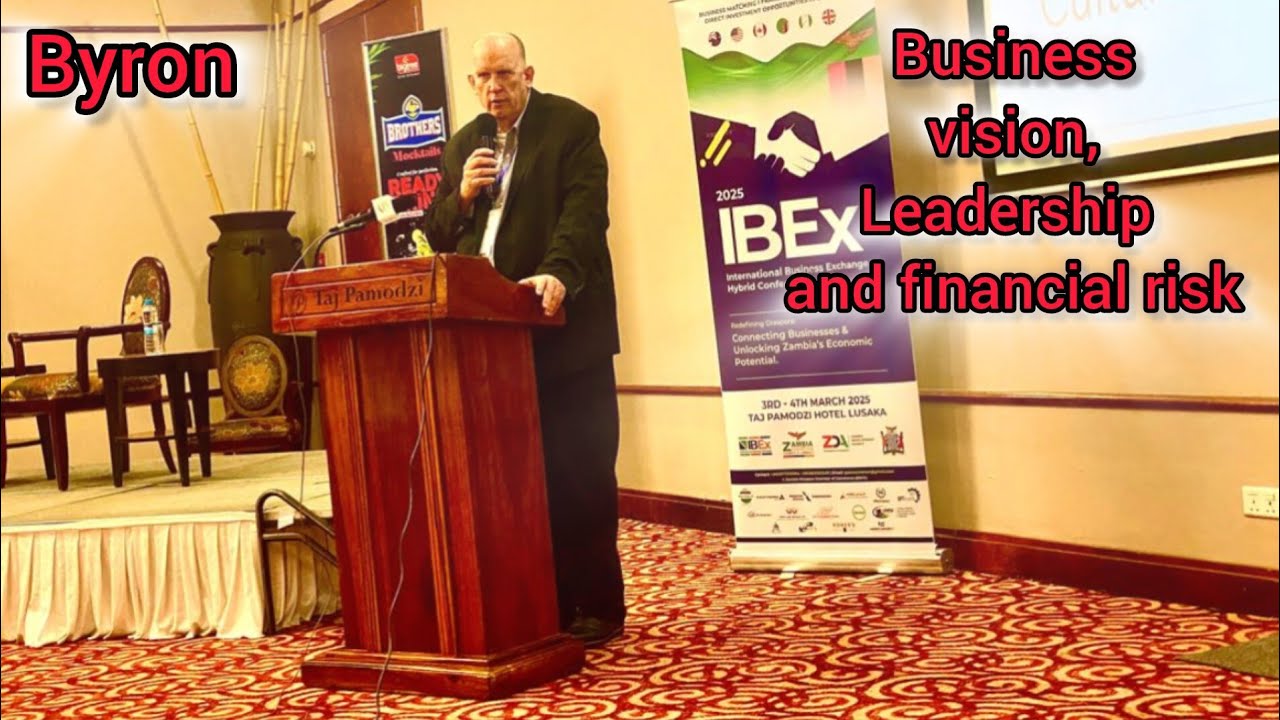 Business vision, leadership and finance risk by Byron Whetstone #Ibex # ...