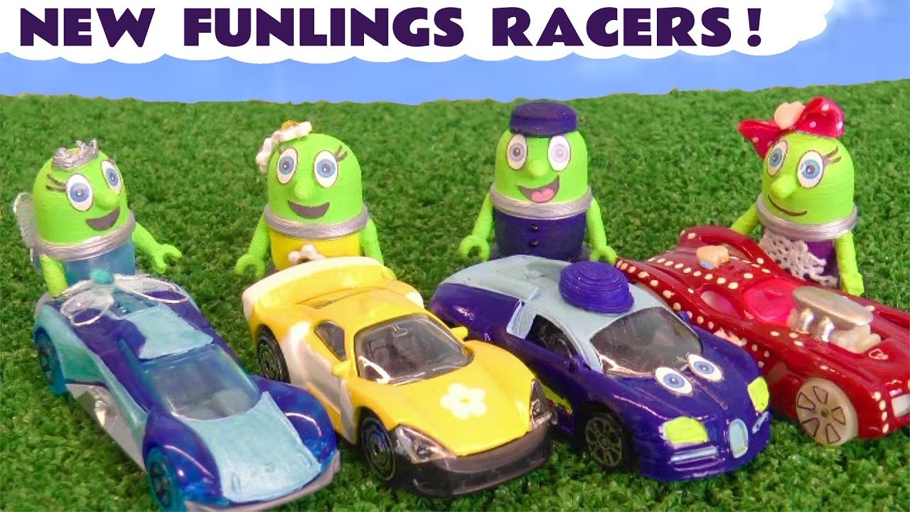 New Funling Racers in their First Cars Competition - YouTube