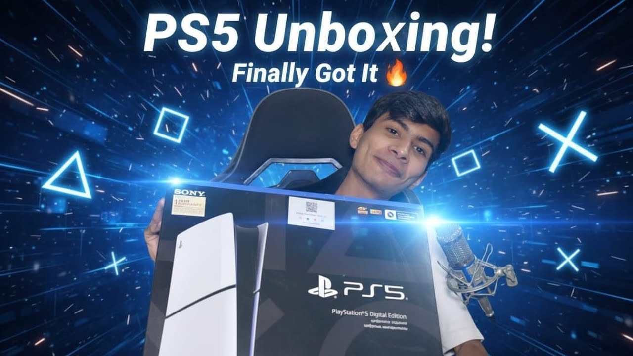 Unboxing My Dream Console - Playstation 5 - YouTube