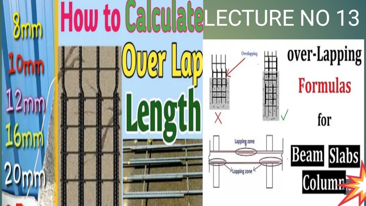 what is the leaping length in the column?|45D|50D|52D|55D|ENGINEER ASIF ...