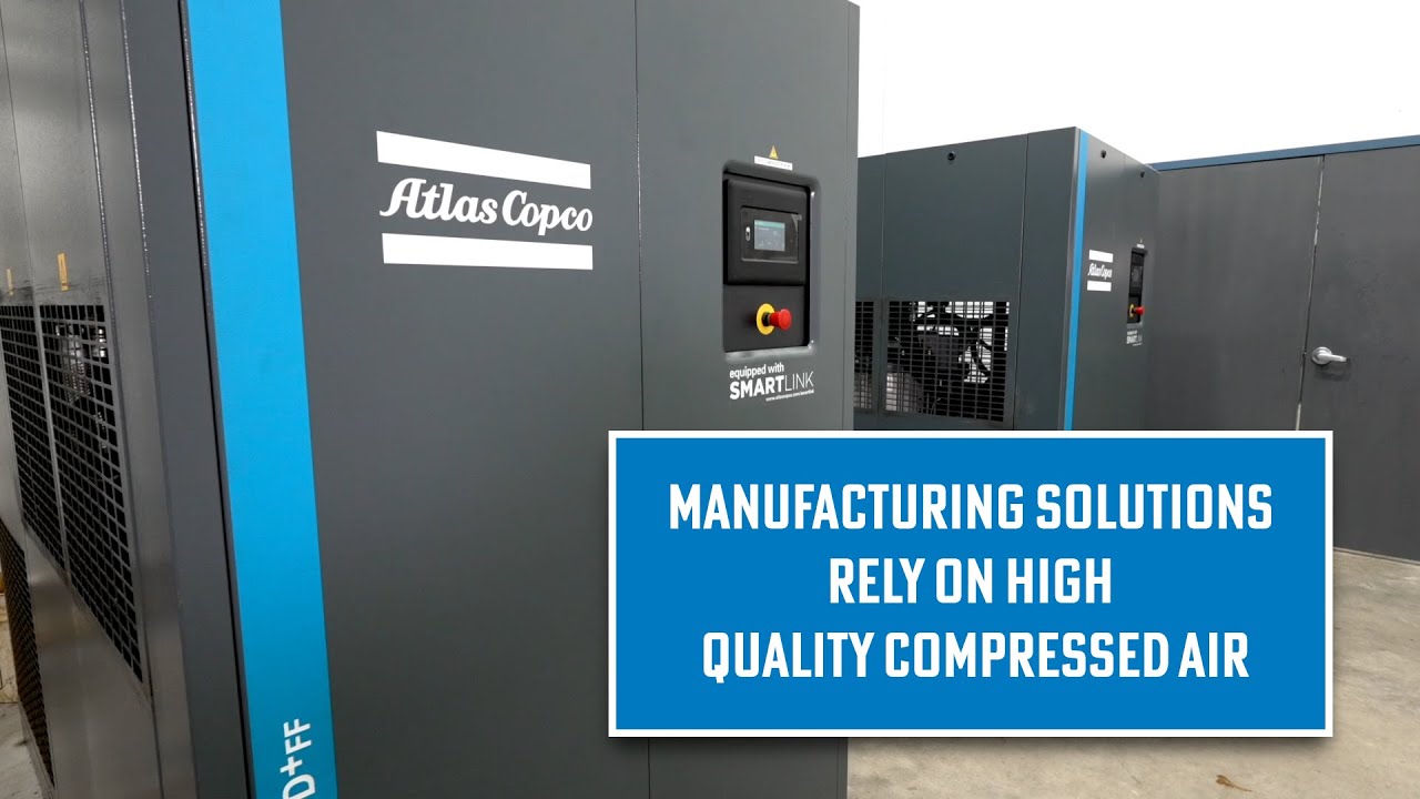 Manufacturing Solutions Rely On High Quality Compressed Air - YouTube
