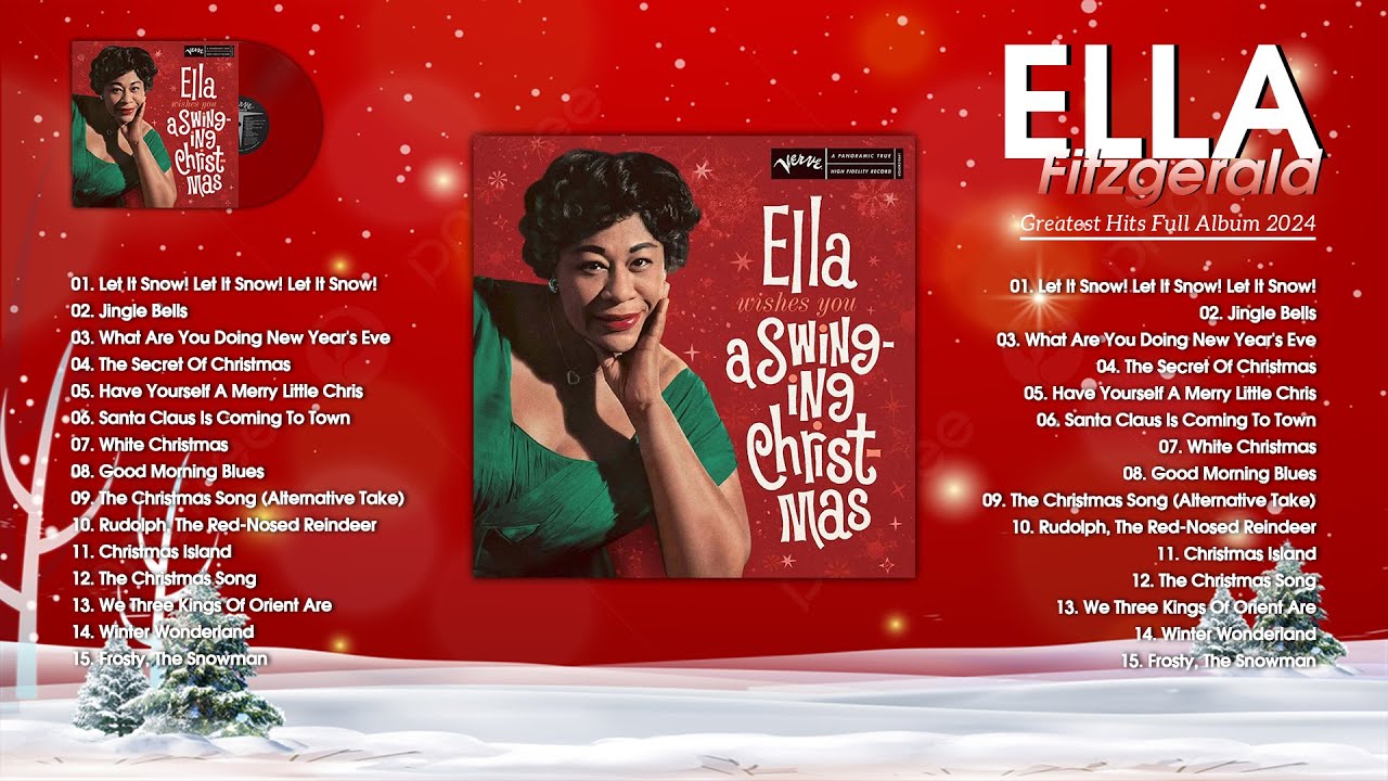 Ella Fitzgerald Christmas Carols 🎄 Ella Fitzgerald Christmas Classic ...