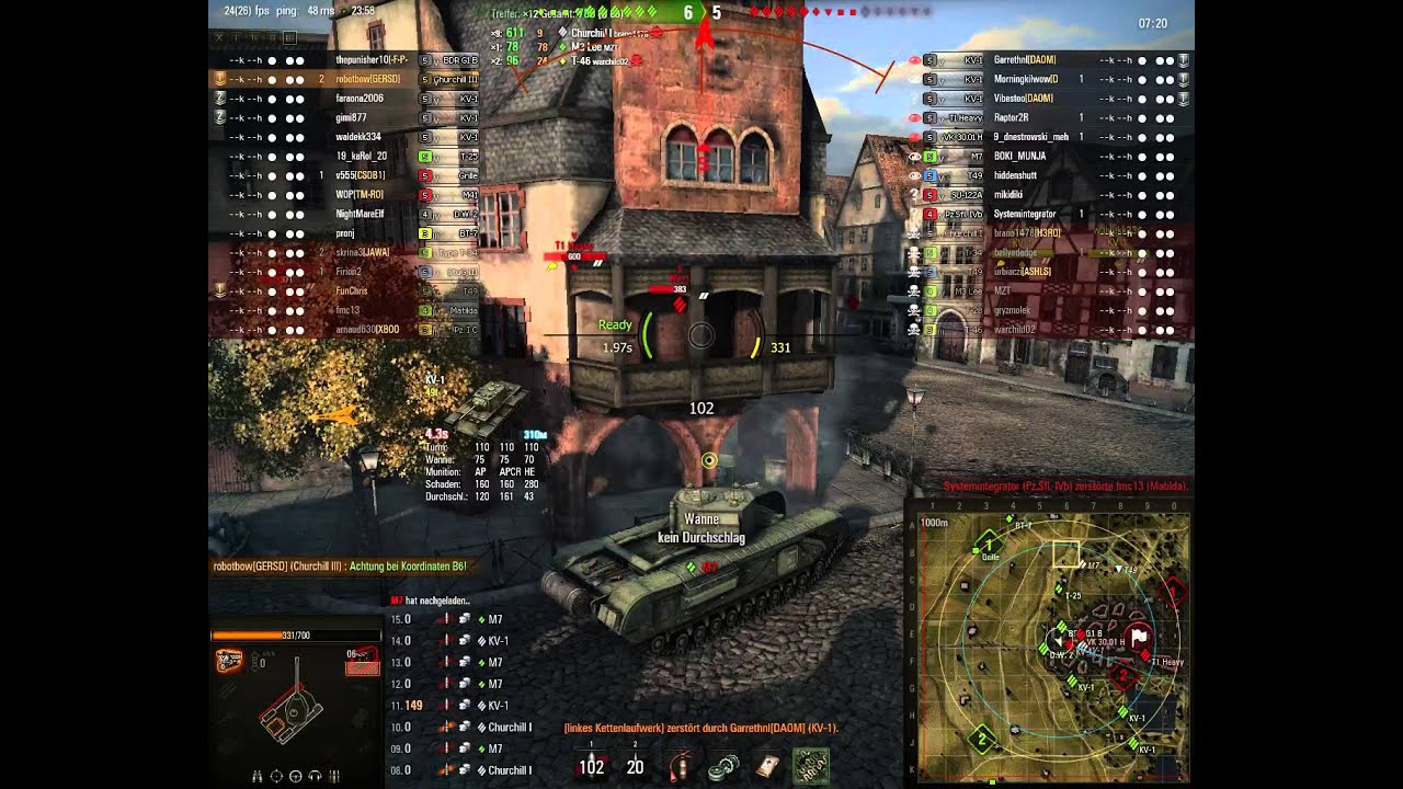 World of Tanks - Gameplay - Churchill III [Siegfried Line] Folge #023 ...