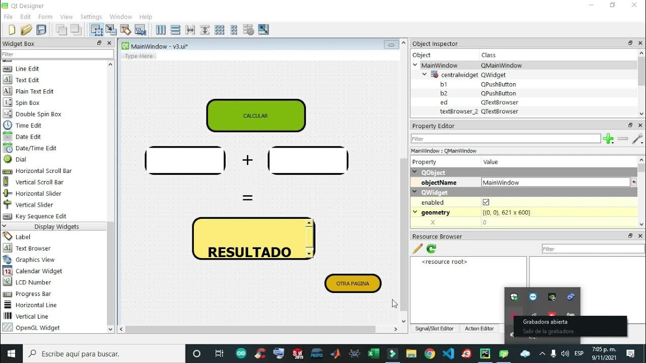 interfaz visual en python (calculadora) en 13 min - YouTube
