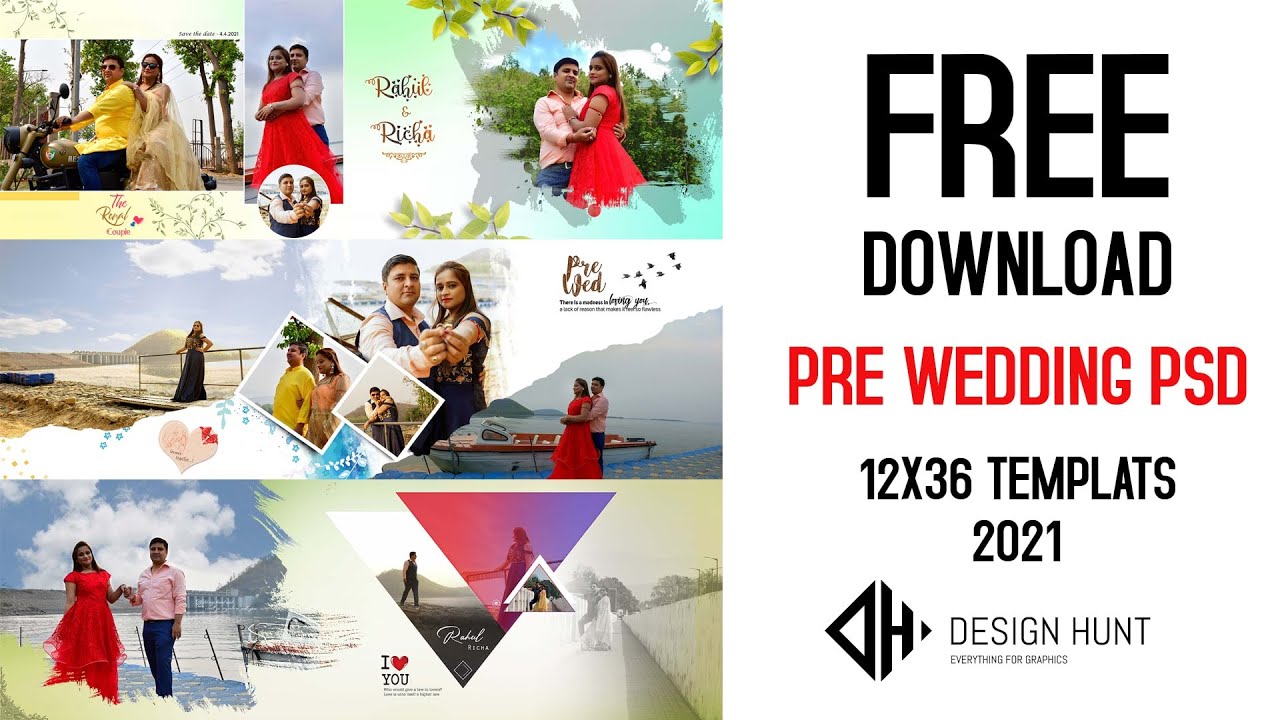 12x36 PSD FREE DOWNLOAD | PRE WEDDING | ALBUM DESIGN | 2021 | PASSWORD ...