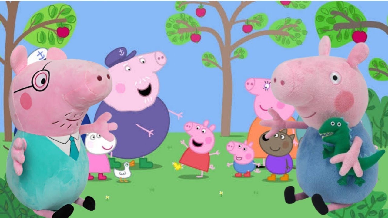 Peppa pig- Kids you were so good and helped us | Giant Peppa pig and ...
