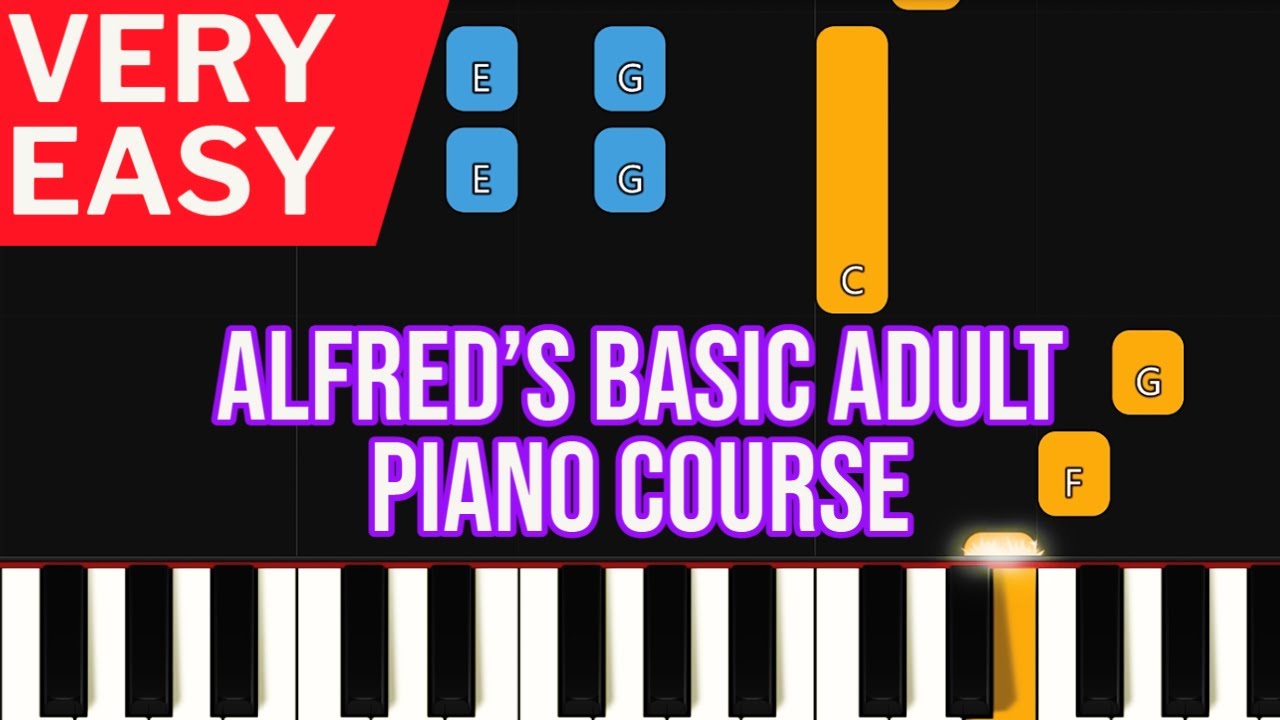 What Can I Share | Alfred's Basic Adult Piano Course | VERY EASY ...