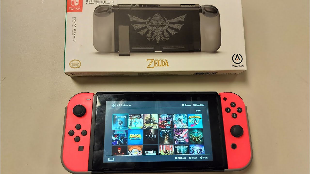 The legend of Zelda console shield unboxing - YouTube