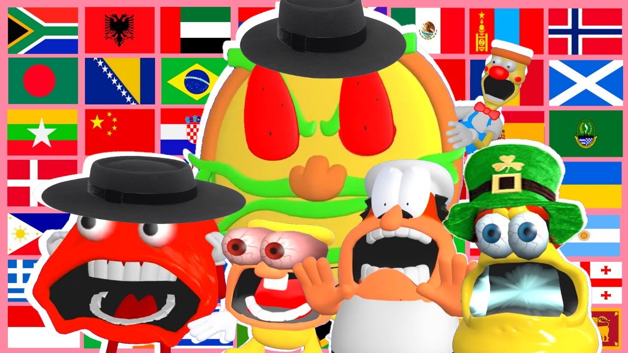 Pizza Tower Boo in different languages meme Part 3 - YouTube