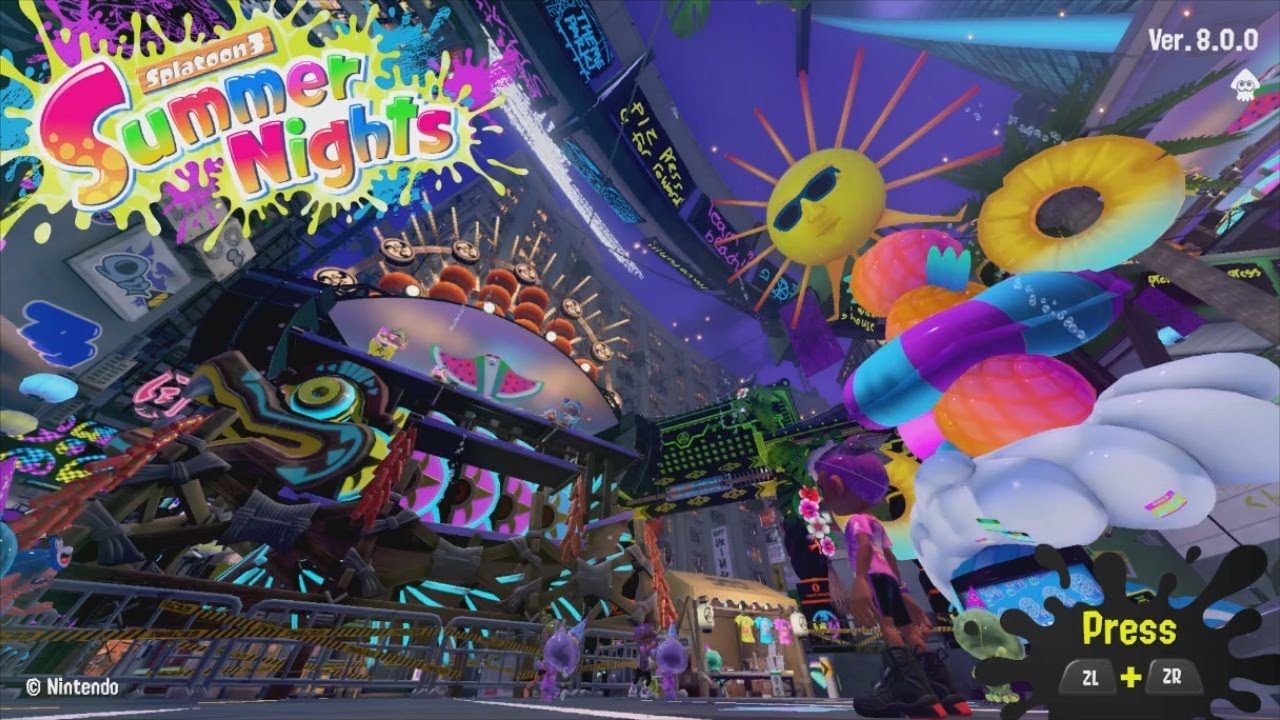 Splatoon 3 - Palace VS. Theme Park VS. Beach (Jul. 13th) - Halftime ...