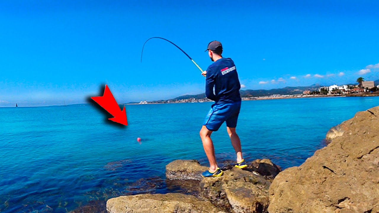 PESCA a BOYA con CAÑA de MANO y BOYA CORREDERA ¡Los BlueRuners hacen ...